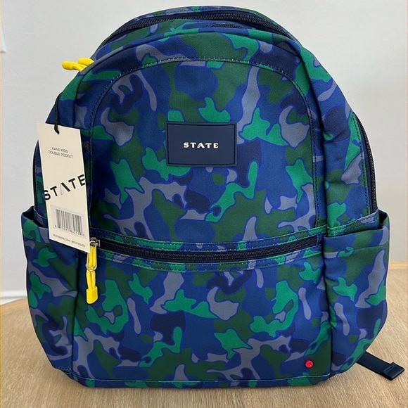STATE | Accessories | New State Bags Kane Kids Double Pocket Backpack ...